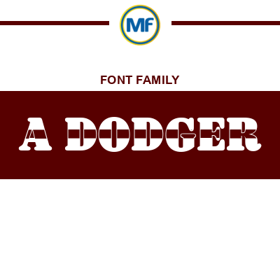 A Dodger Font Family: Download Free | MaisFontes