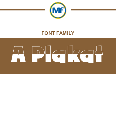A Plakat Font Family: Download Free | MaisFontes