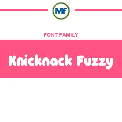 Download Knicknack Fuzzy Fonts | MaisFontes