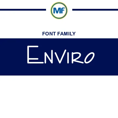 Enviro Font Family: Free Download | MaisFontes