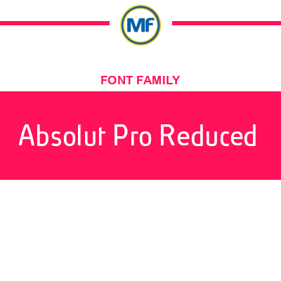Download Absolut Pro Reduced Fonts | MaisFontes