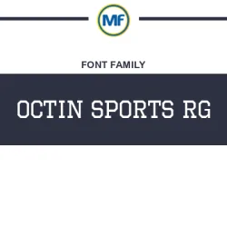 Octin Sports Rg Bold Font: Free Download | MaisFontes