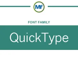 QuickType: Free Font Download | MaisFontes
