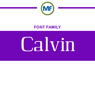 Download Calvin Fonts | MaisFontes