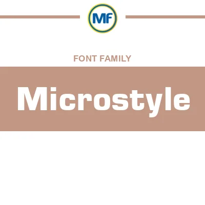 Microstyle Font Family: Download Free | MaisFontes