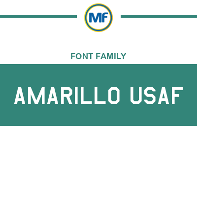 Download Amarillo USAF Fonts | MaisFontes