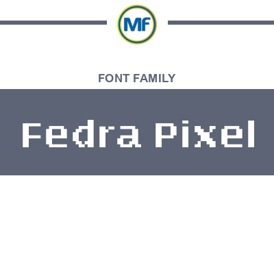 Download Fedra Pixel Fonts | MaisFontes