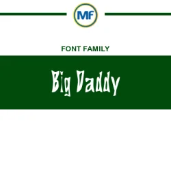 Big Daddy Font: Free Download | MaisFontes