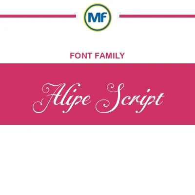 Alipe Script Font Family: Free Download | MaisFontes