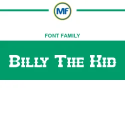 BILLY THE KID Bold: Free Font Download | MaisFontes