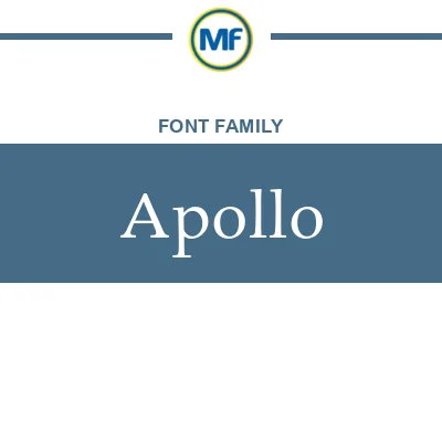 Apollo Font Family: Free Download | MaisFontes