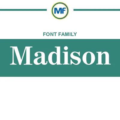 Download Madison Fonts | MaisFontes
