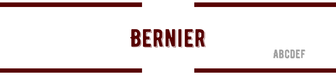 BERNIER REGULAR: Download Free Font | MaisFontes