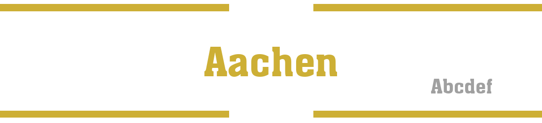 Aachen Bold Font: Free Download | MaisFontes