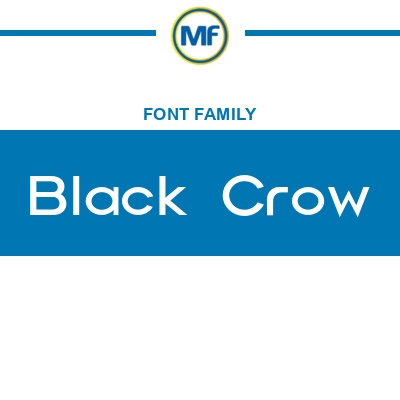 Download Black Crow Fonts | MaisFontes