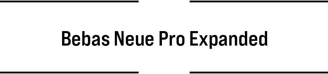 Bebas Neue Pro Expanded ExtraBold: Download Free Font | MaisFontes