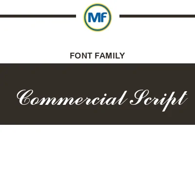 Download Commercial Script Fonts | MaisFontes