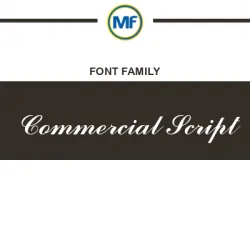 Commercial Script Font: Free Download | MaisFontes