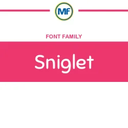 Sniglet ExtraBold: Free Font Download | MaisFontes