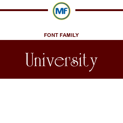Download University Fonts | MaisFontes