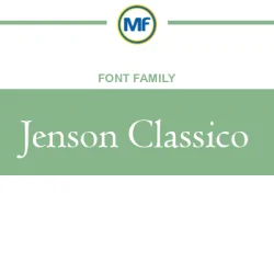 Jenson Classico Font: Free Download | MaisFontes