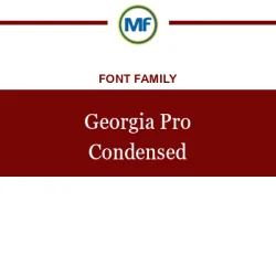 Georgia Pro Condensed Bold: Free Font Download | MaisFontes