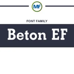 Beton EF Bold Condensed: Free Font Download | MaisFontes