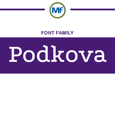Download Podkova Fonts (Google Fonts) | MaisFontes