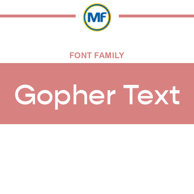 Download Gopher Text Fonts | MaisFontes