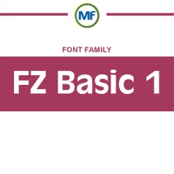 FZ BASIC 1 Condensed: Free Font Download | MaisFontes