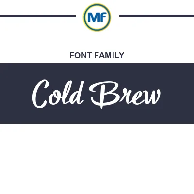 Download Cold Brew Fonts | MaisFontes