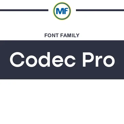 Download Codec Pro Fonts | MaisFontes