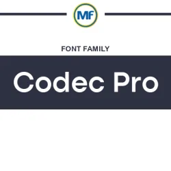 Codec Pro Bold: Download Free Font | MaisFontes