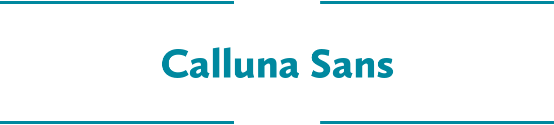 Calluna Sans Font Family: Free Download | MaisFontes