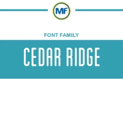 Cedar Ridge Outline: Free Font Download | MaisFontes