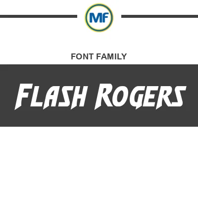 Flash Rogers Font Family: Download Free | MaisFontes