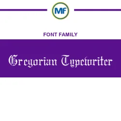 Gregorian Regular DB: Free Font Download | MaisFontes