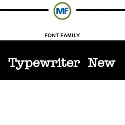 TypeWriter New Normal: Free Font Download | MaisFontes