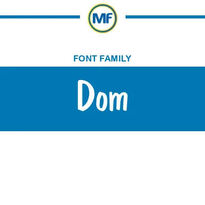 Download Dom Fonts | MaisFontes