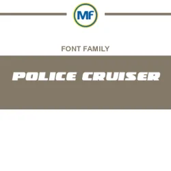Police Cruiser Regular: Free Font Download | MaisFontes