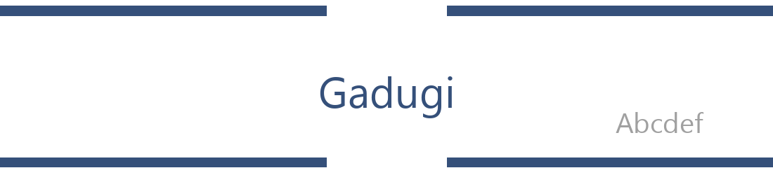 Gadugi: Download Free Font | MaisFontes