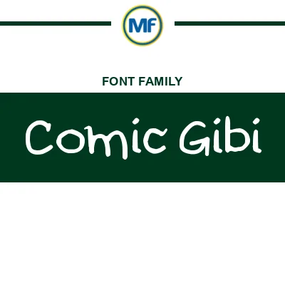 Comic Gibi Font Family: Download Free | MaisFontes