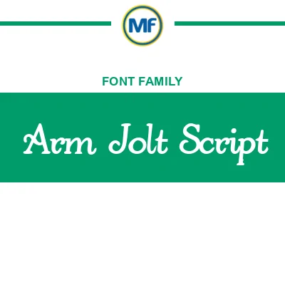 Download Arm Jolt Script Fonts | MaisFontes