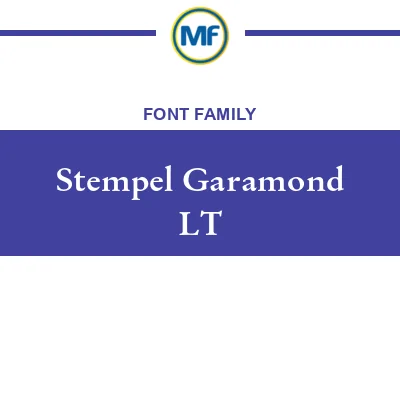 Download Stempel Garamond LT Fonts | MaisFontes
