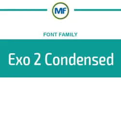 Exo 2 Condensed Bold: Free Font Download | MaisFontes