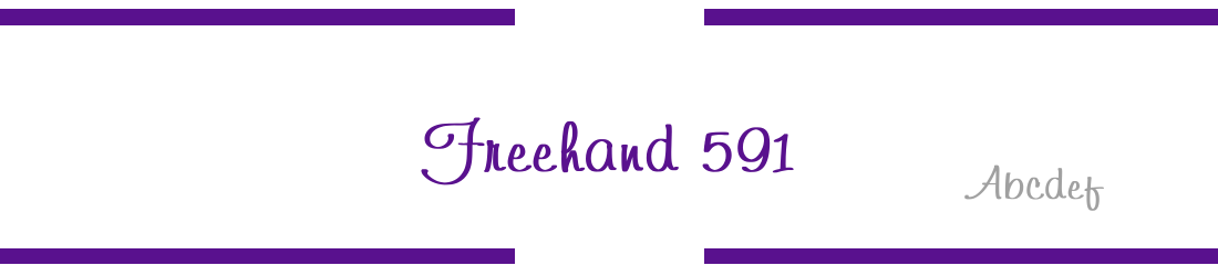Freehand 591 BT: Free Font Download | MaisFontes