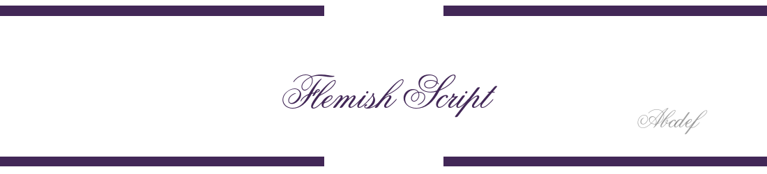 Flemish Script Font: Free Download | MaisFontes