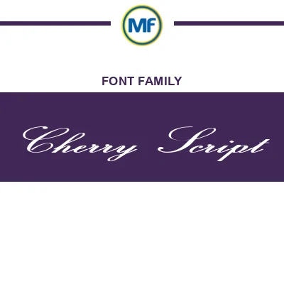 Download Cherry Script Fonts | MaisFontes
