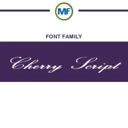 Cherry Script Font: Free Download | MaisFontes