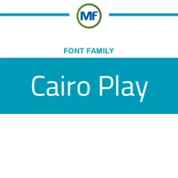 Cairo Play Bold: Free Font Download | MaisFontes